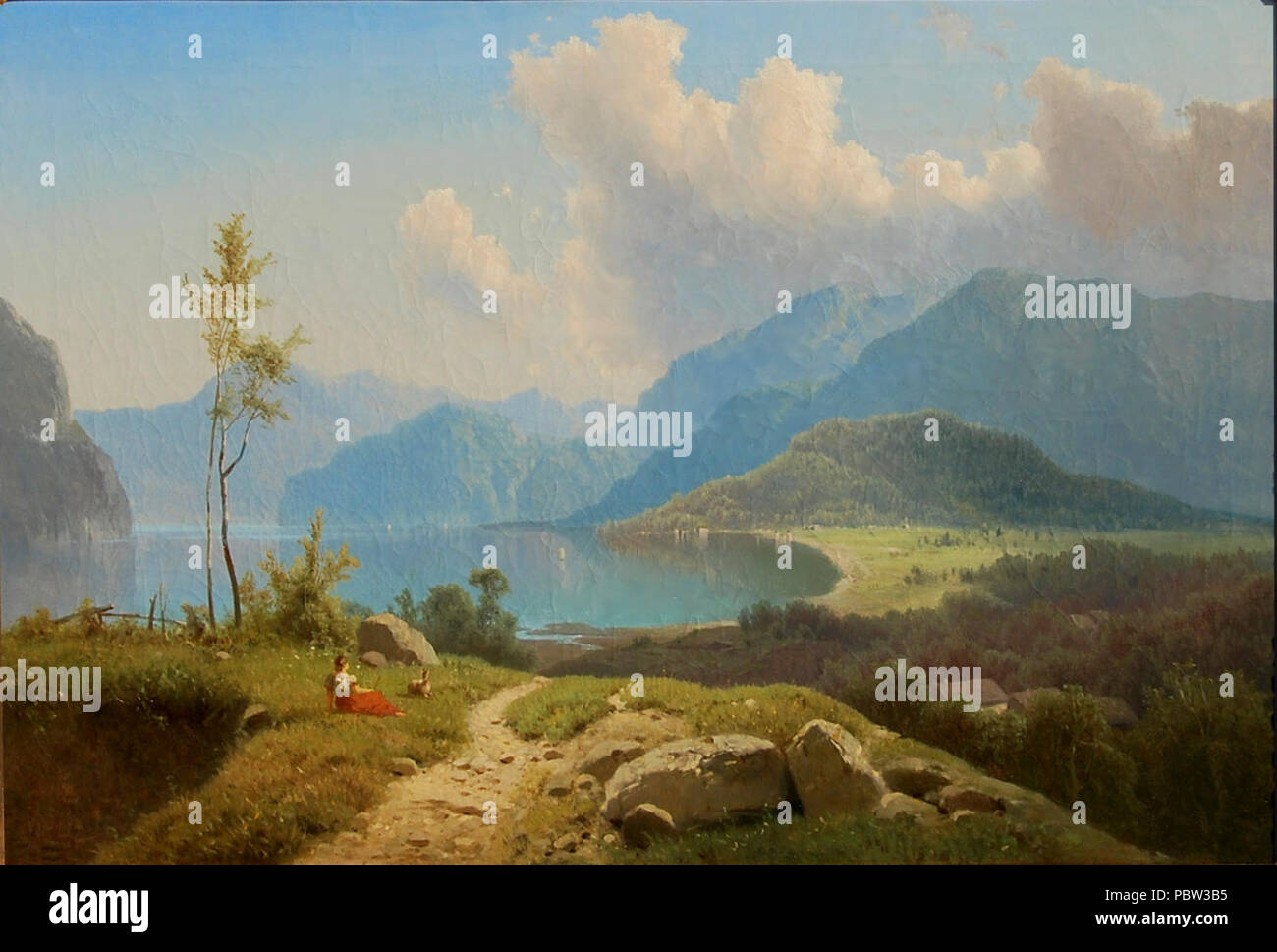 Adolf Chwala (1836-1900) - Königsee Stock Photo - Alamy