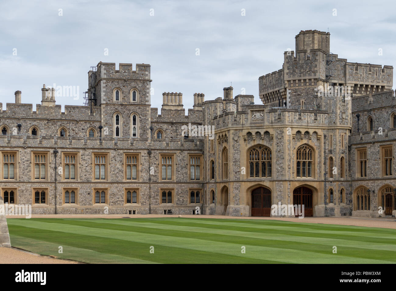 WINDSOR, MAIDENHEAD & WINDSOR/UK - JULY 22 : View of Windsor Castle at ...