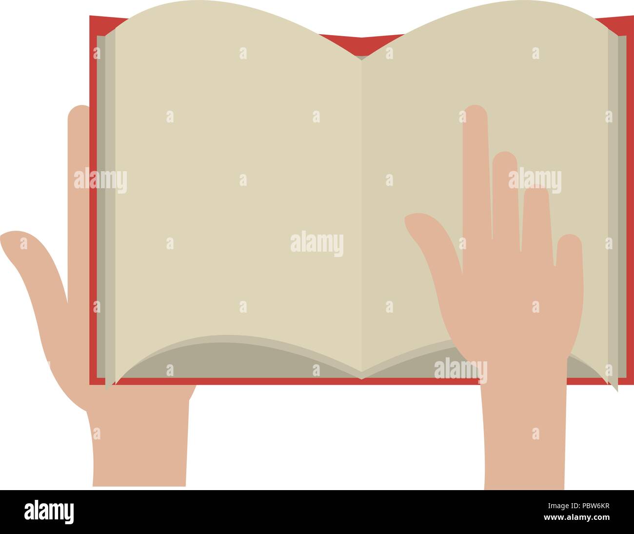 hands with text book vector illustration design Stock Vector Image ...