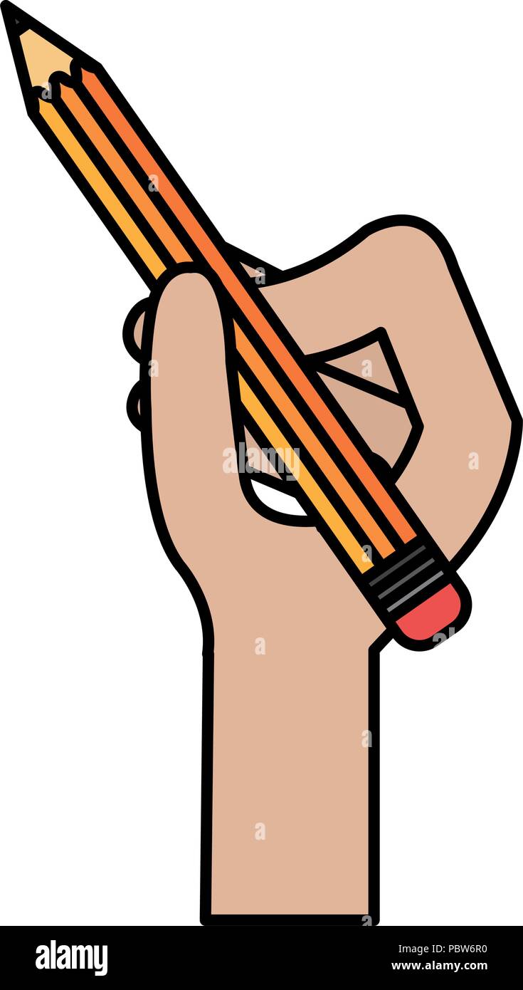 hand writing with pencil Stock Vector Image & Art - Alamy