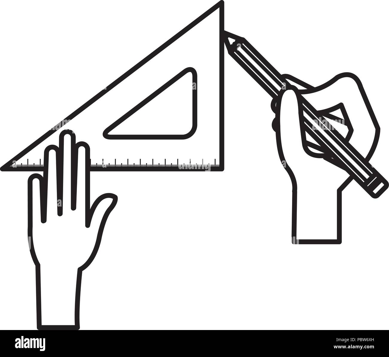 Using hand scale Stock Vector Images - Alamy