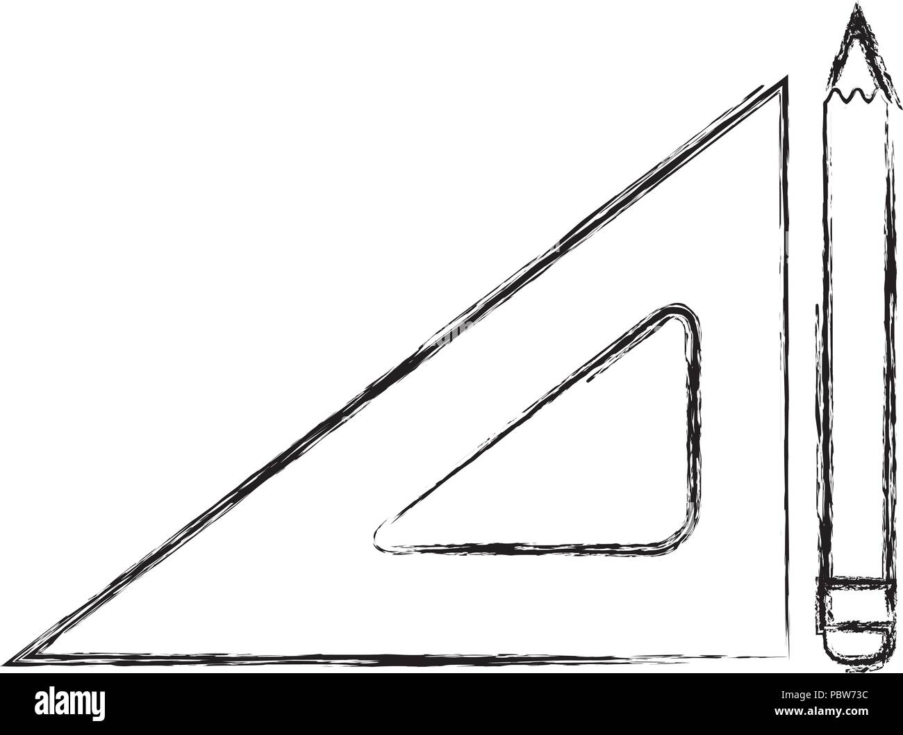 school rule with pencil Stock Vector Image & Art - Alamy