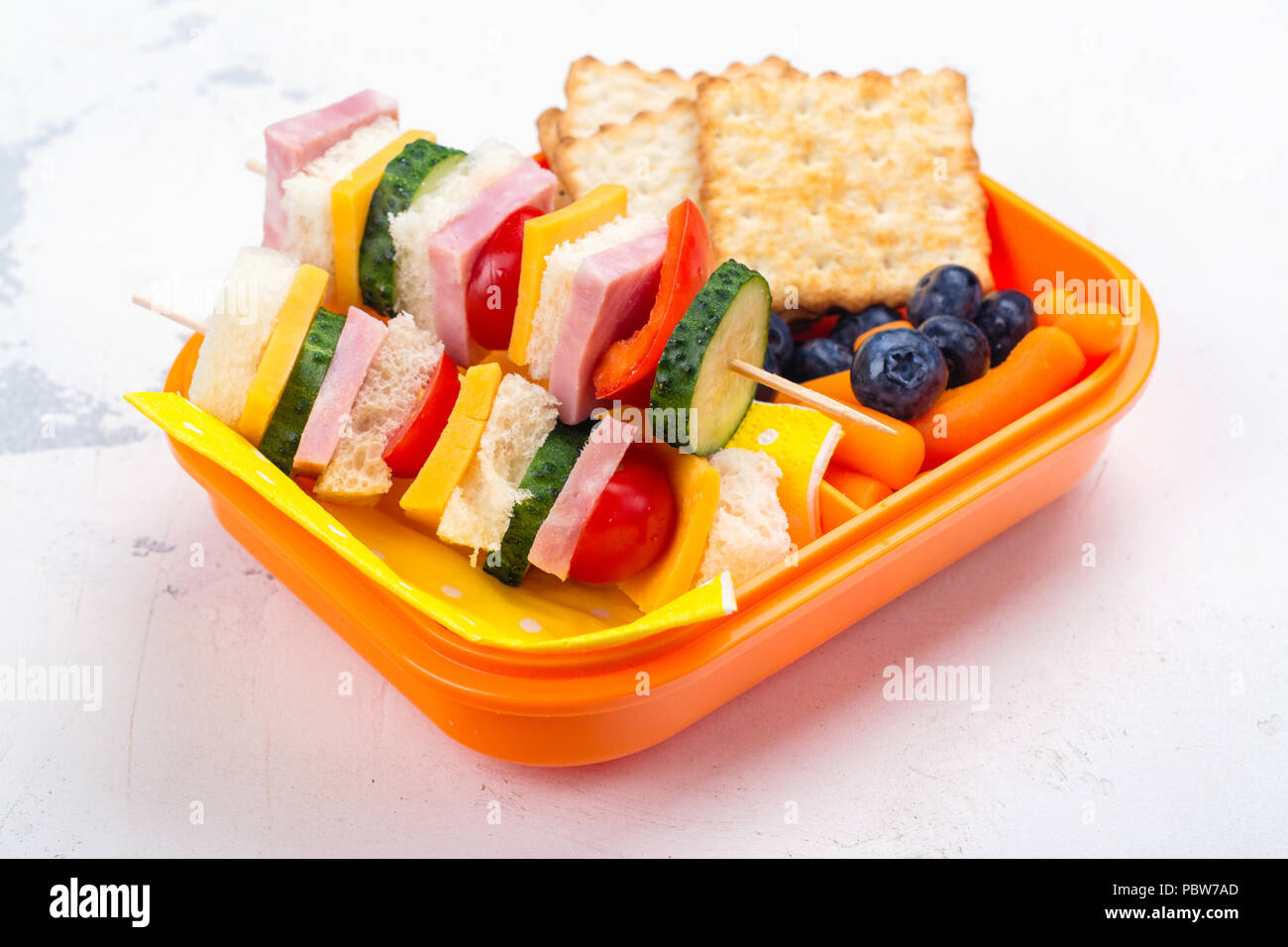 School lunch box Stock Photo - Alamy
