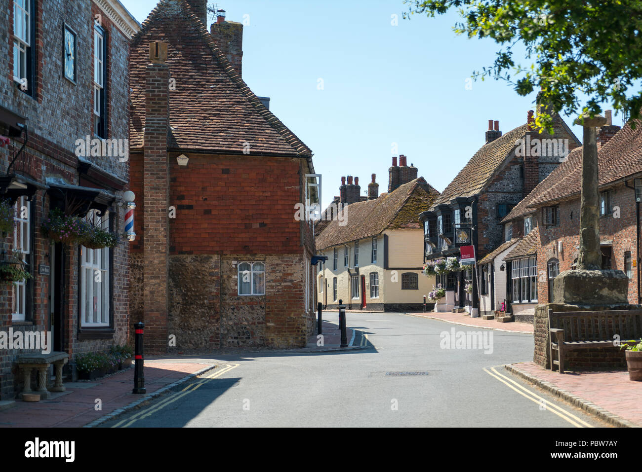 Alfriston village sign hi-res stock photography and images - Alamy
