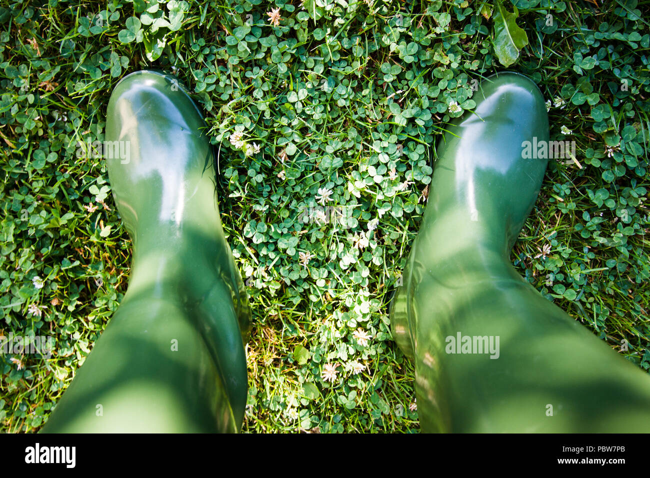 Shiny rubber boots hi-res stock photography and images - Alamy