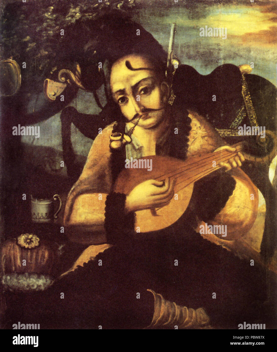 145 Cossack Mamay 1st half of 19th c (3 Stock Photo - Alamy