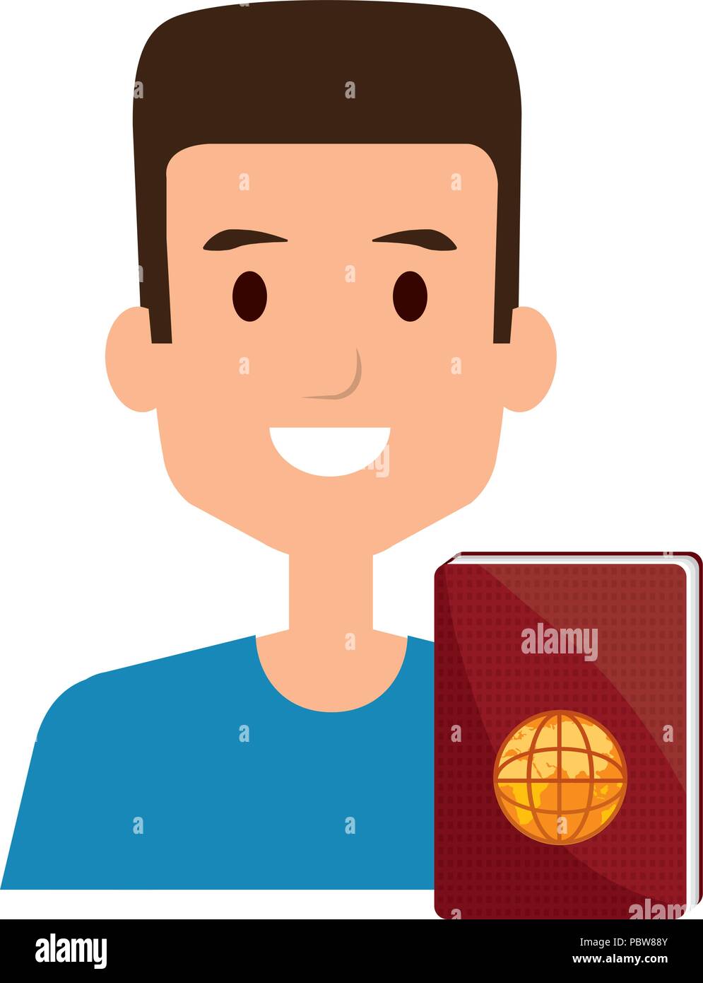 Passport control young Stock Vector Images - Alamy