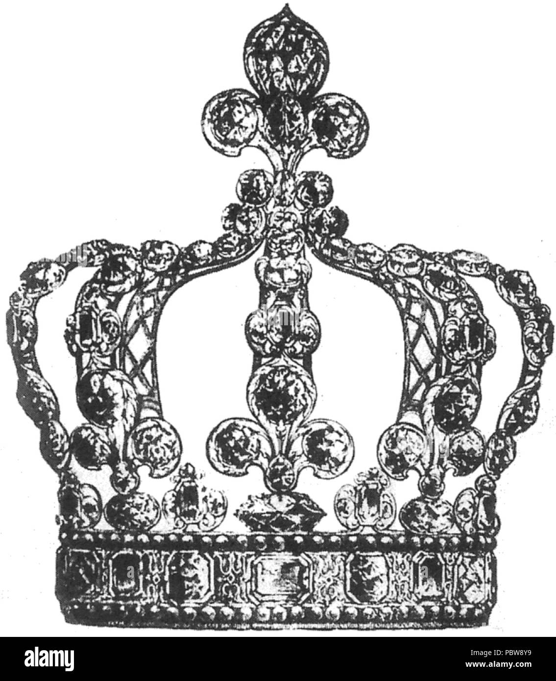 Crown piece Black and White Stock Photos & Images - Alamy