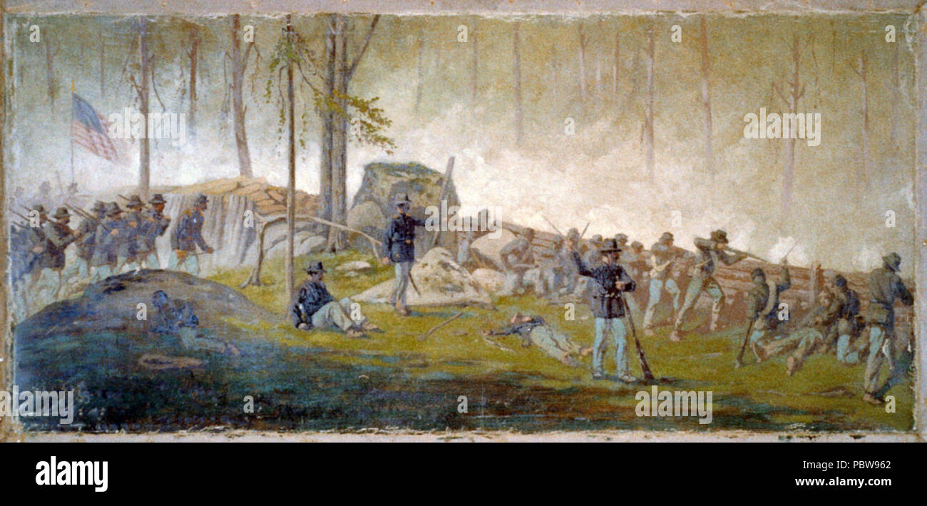 148 Culps Hill July 3 Edwin Forbes Stock Photo - Alamy