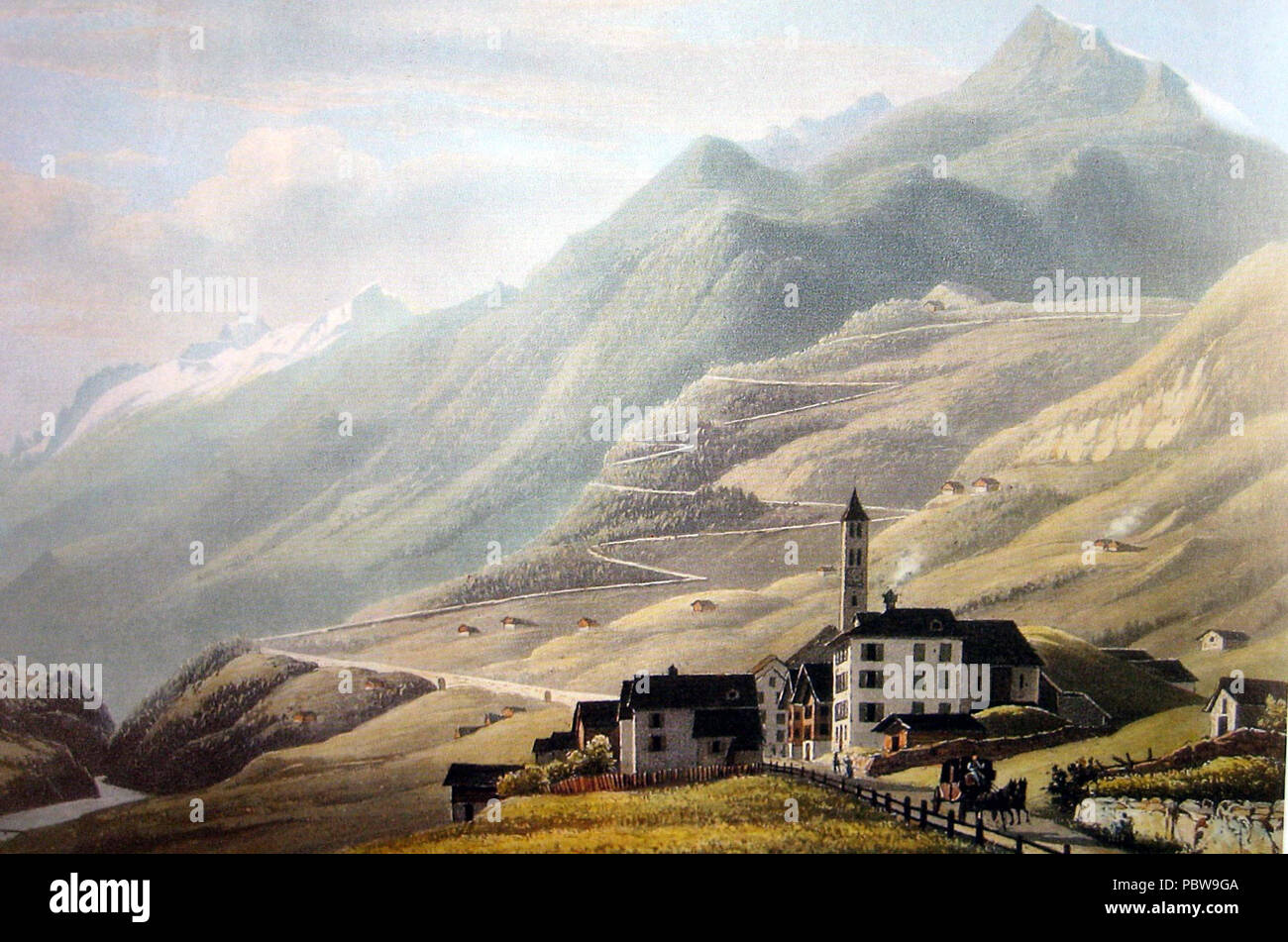 Airolo village hi-res stock photography and images - Alamy
