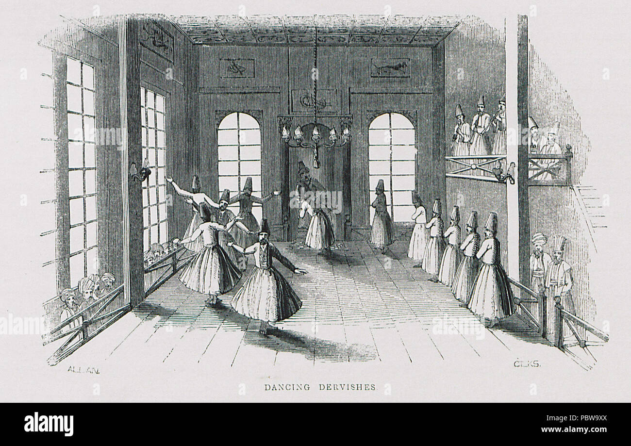 Dance sufi dervishes 19th century hi-res stock photography and images ...