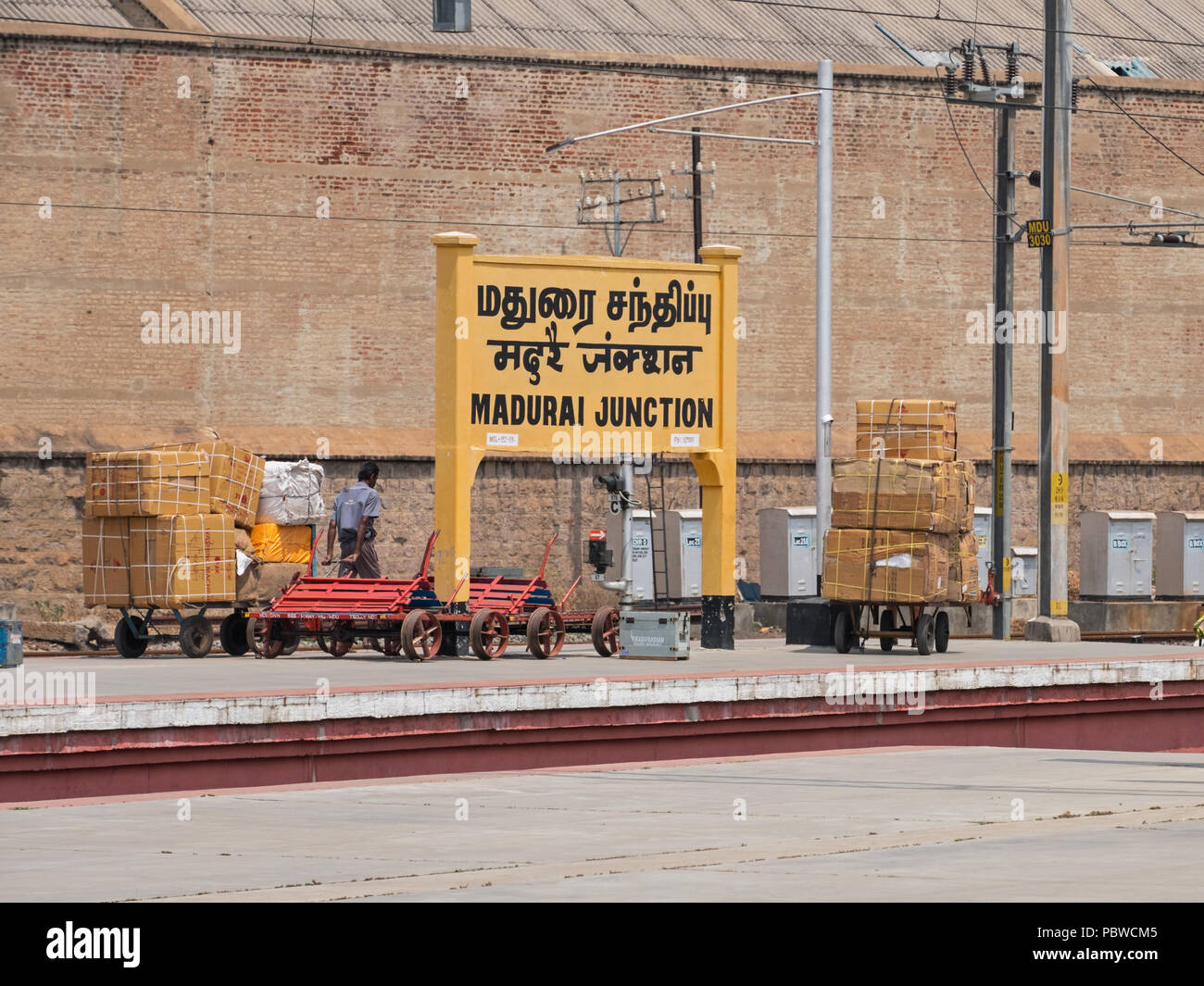 Indian railway employee hi-res stock photography and images - Alamy