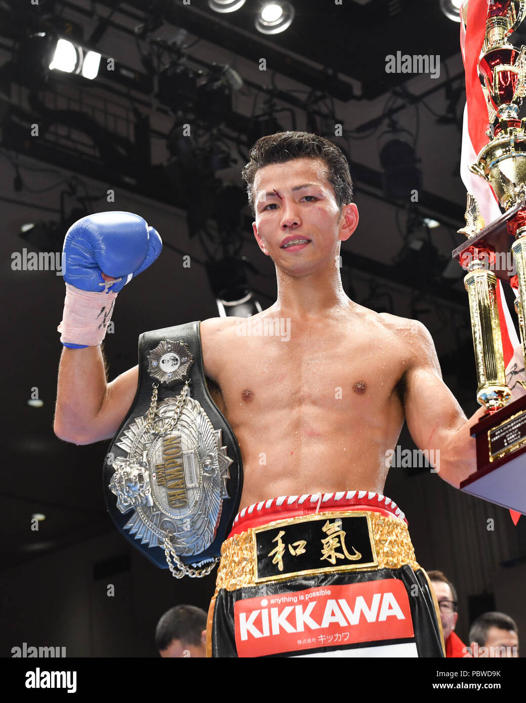 Tokyo, Japan. 27th July, 2018. Shingo Wake (JPN) Boxing : Shingo Wake ...