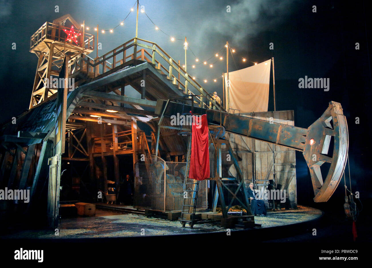 HANDOUT - July 2018, Germany, Bayreuth: 'Valkyrie', stage design by ...