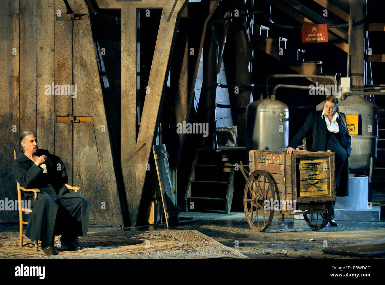 HANDOUT - July 2018, Germany, Bayreuth: 'Valkyrie', Greer Grimsley (as ...