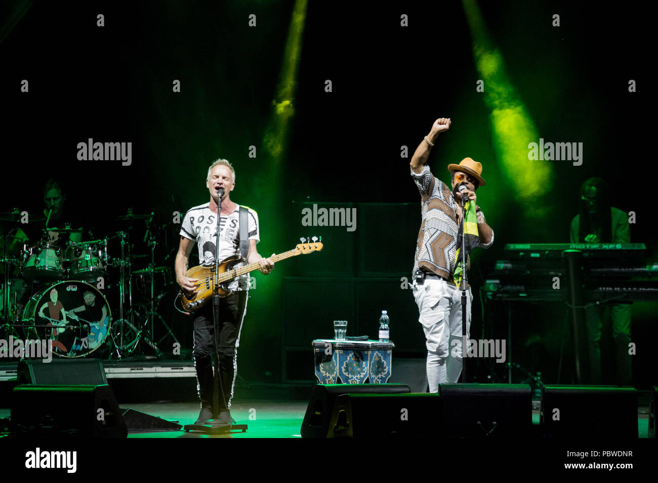 Sting and Shaggy concert at the Parco della Musica Auditorium. *** no ...