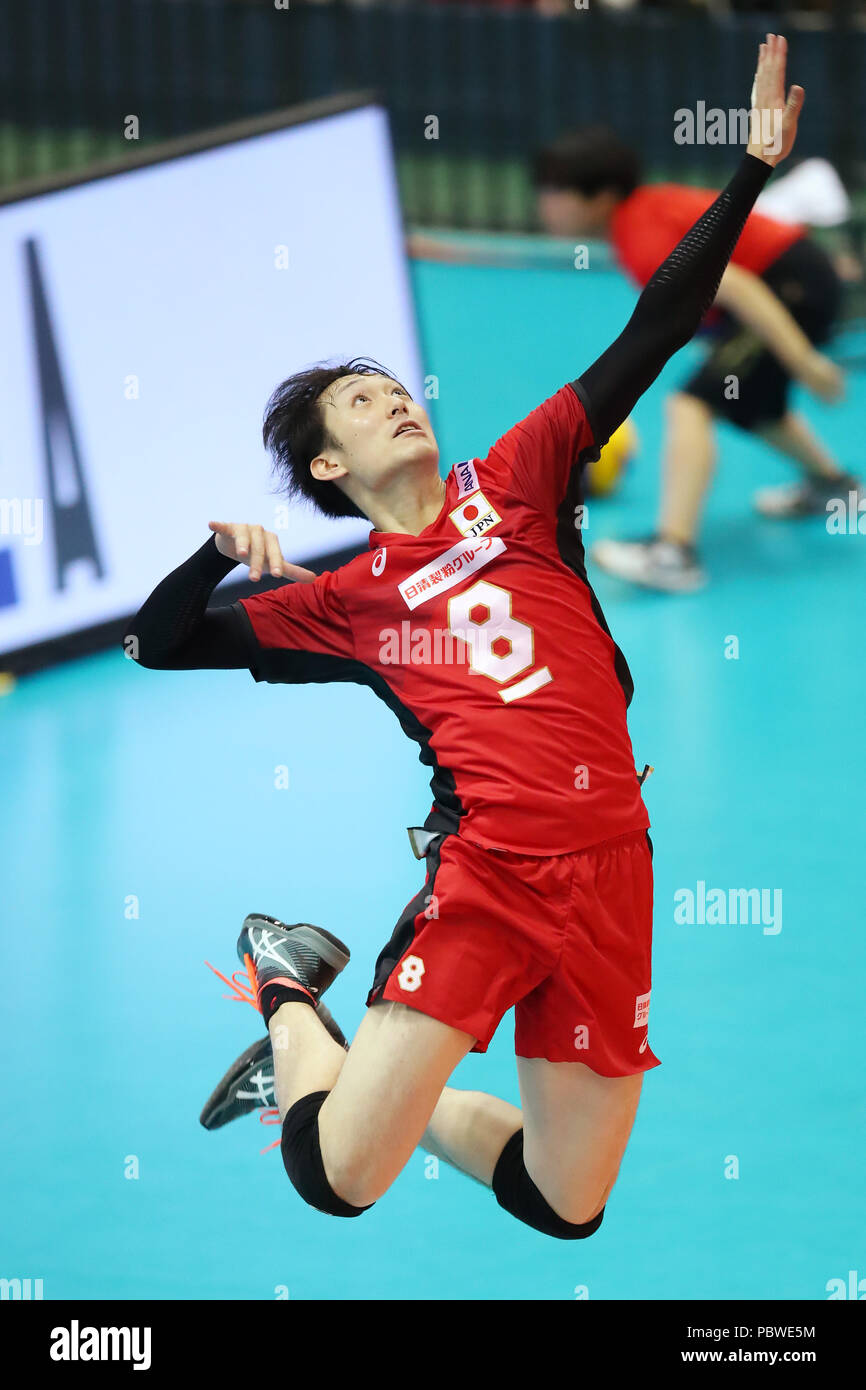 Funabashi Arena, Chiba, Japan. 28th July, 2018. Masahiro Yanagida (JPN ...