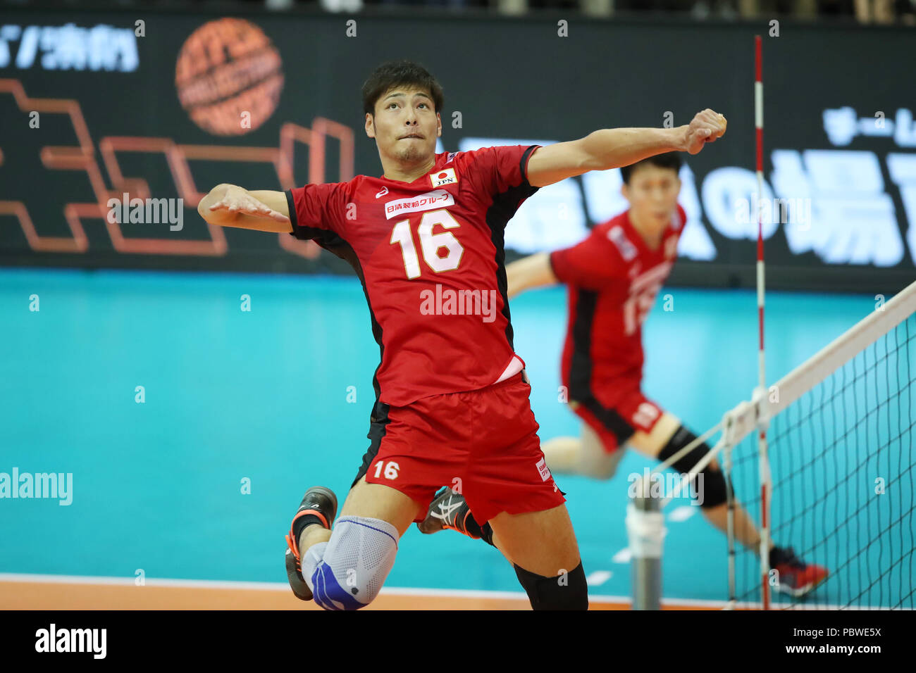 Funabashi Arena, Chiba, Japan. 28th July, 2018. Kentaro Takahashi (JPN ...