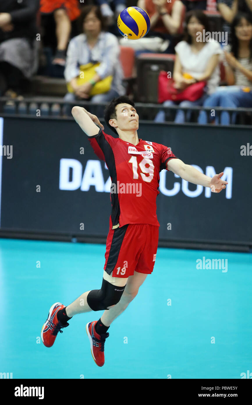 Funabashi Arena, Chiba, Japan. 28th July, 2018. Hiroaki Asano (JPN ...