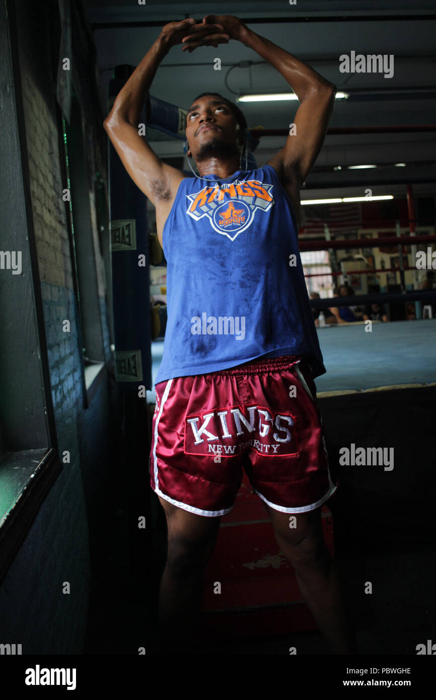 New York, New York, USA. 28th July, 2018. JohnÃ¢â‚¬â„¢s Boxing Gym ...
