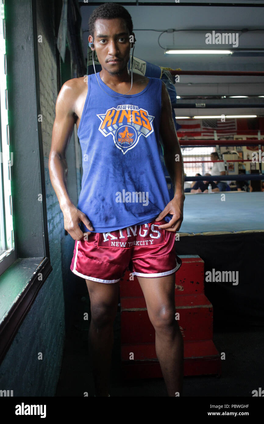 New York, New York, USA. 28th July, 2018. John's Boxing Gym, Kings ...