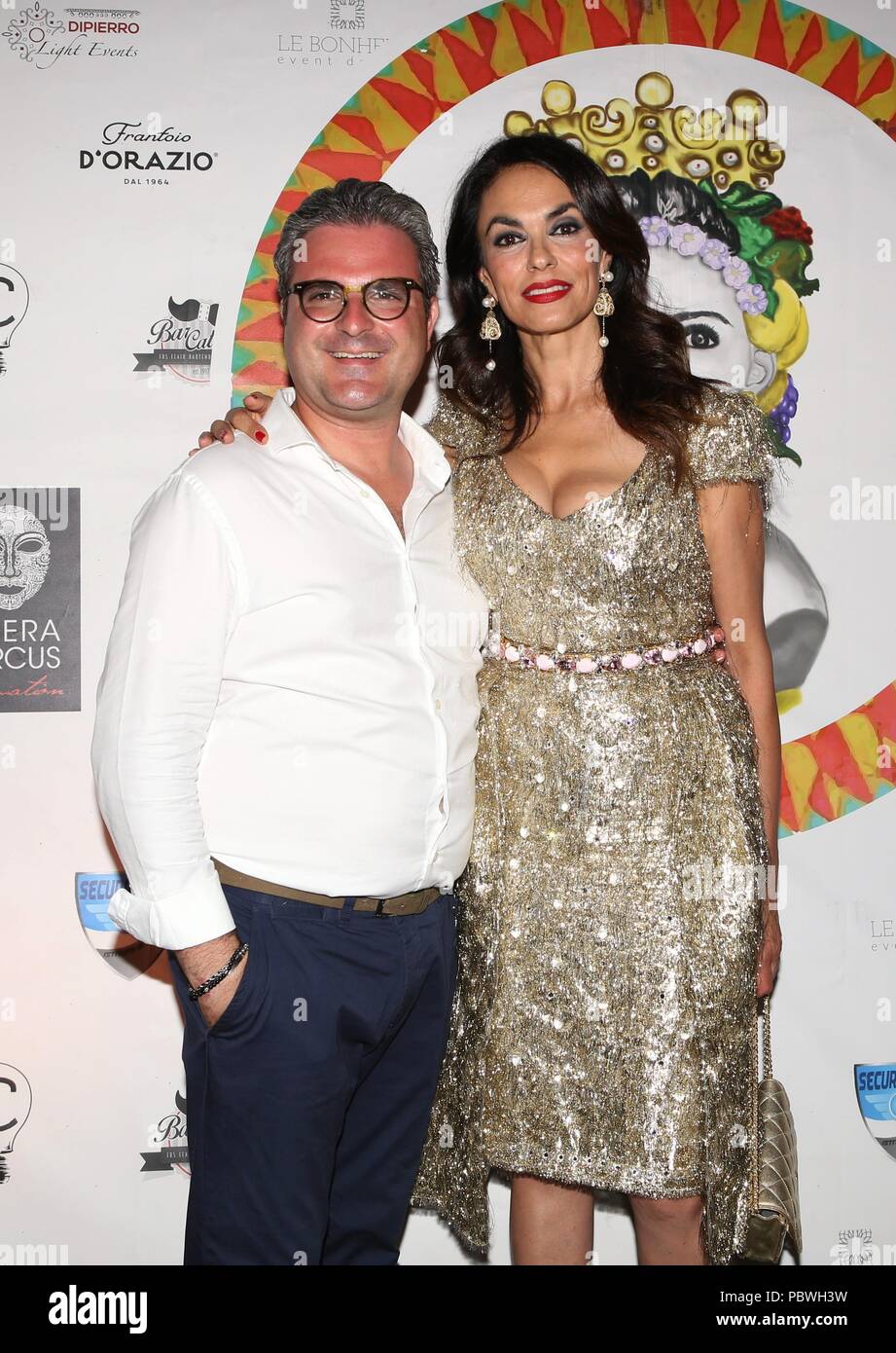 Local Caption *** Rome Mariagrazia Cucinotta's birthday party organized ...