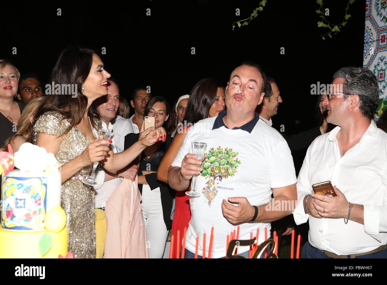 Local Caption *** Rome Mariagrazia Cucinotta's birthday party organized ...