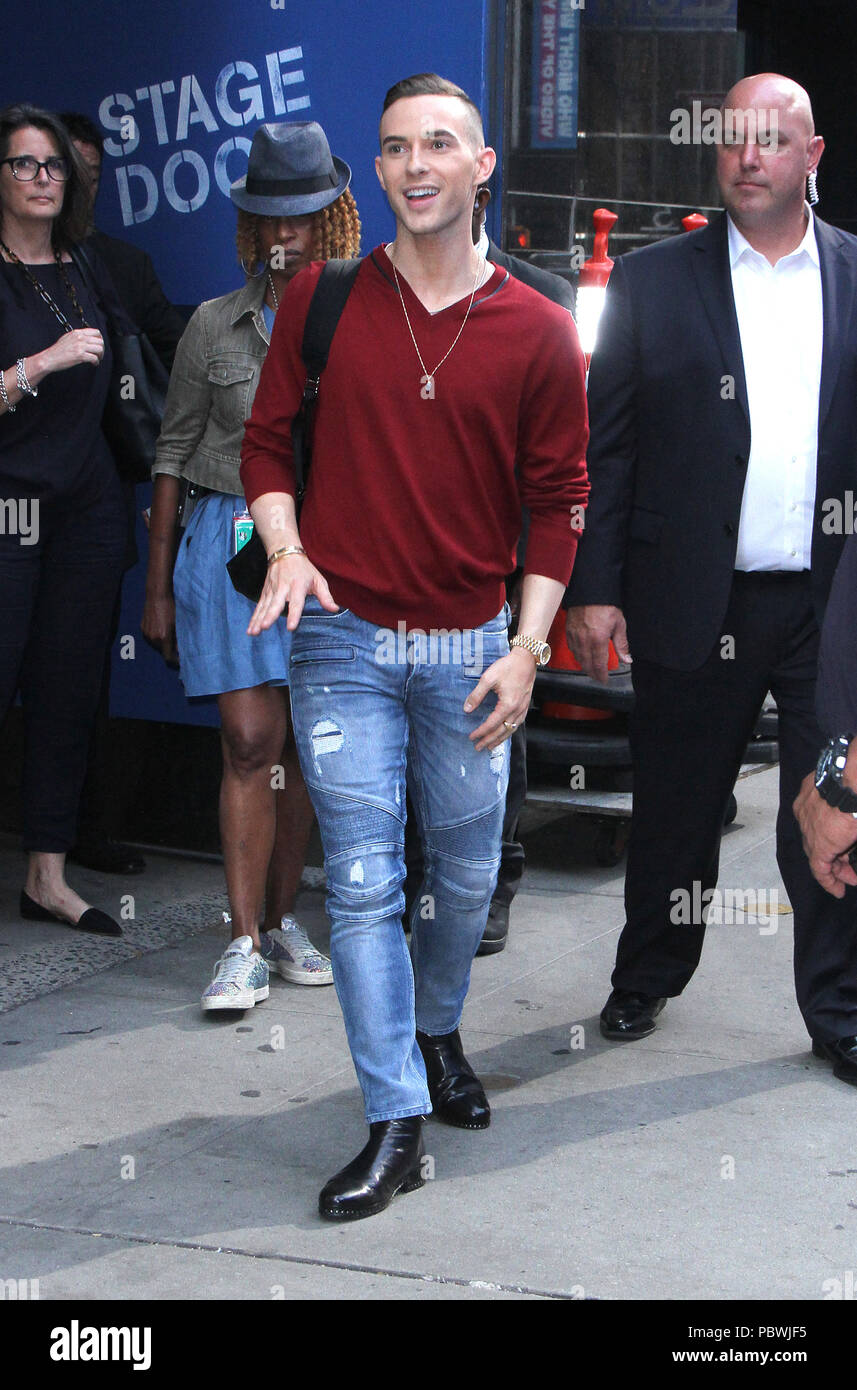 NEW YORK, NY July 30: Adam Rippon at Good Morning America to talk about ...