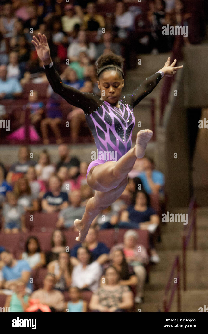 Columbus, Schottenstein Center, USA. 28th July, 2018. USA Gymnastics GK ...