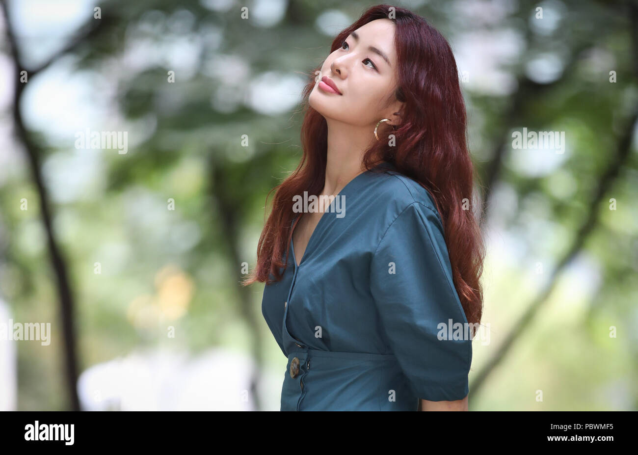 31st July, 2018. S. Korean actress Stephanie Lee South Korean actress ...
