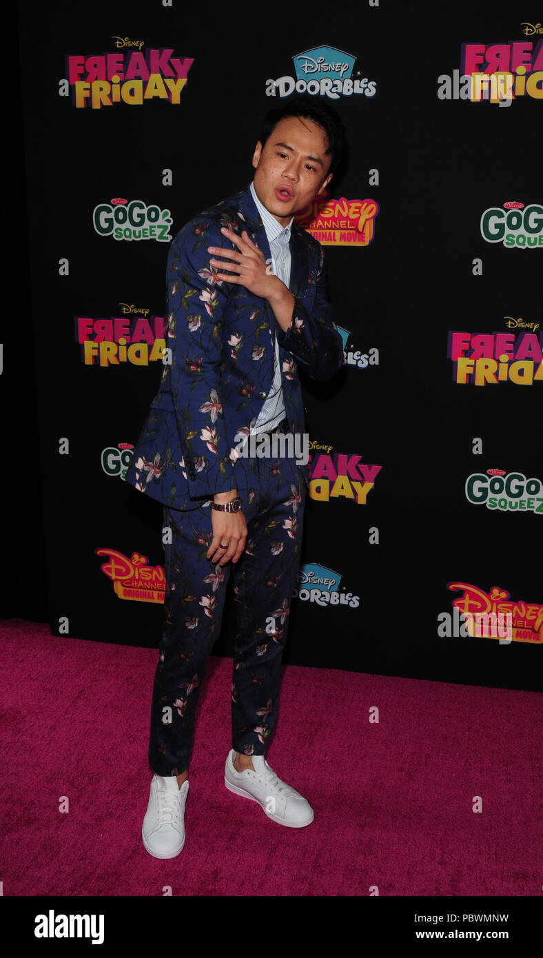 New York, USA. 30th July 2018. Ricky He attends the 'Freaky Friday' New ...