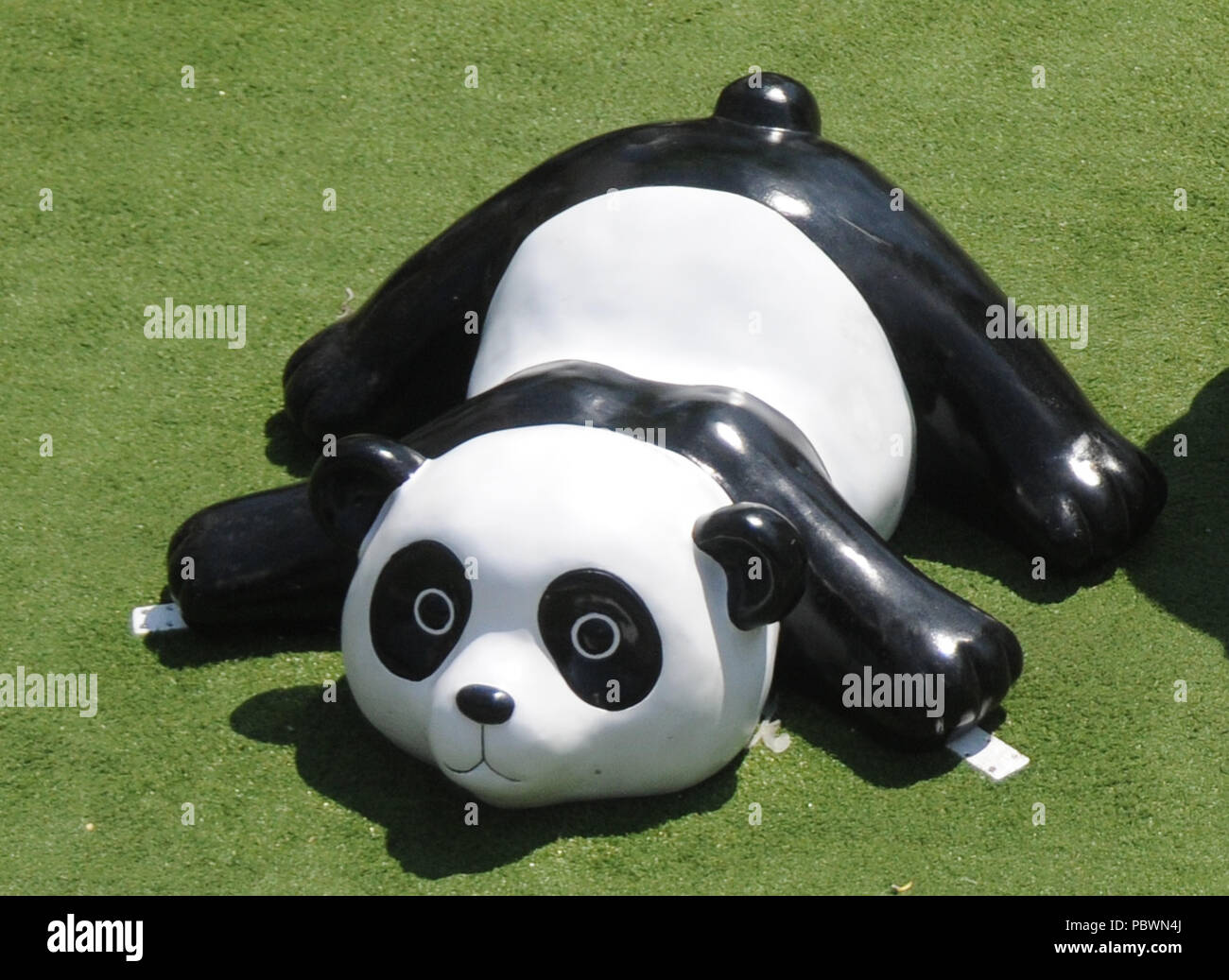Panda sculptures shopping mall hi-res stock photography and images - Alamy