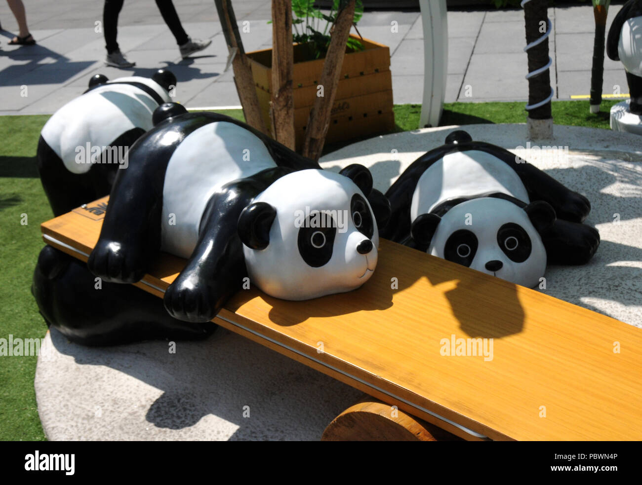 Beijin, Beijin, China. 31st July, 2018. Beijing, CHINA-A dozen of panda ...