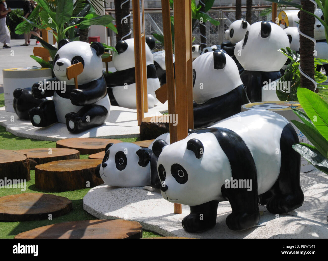 Beijin, Beijin, China. 31st July, 2018. Beijing, CHINA-A dozen of panda ...