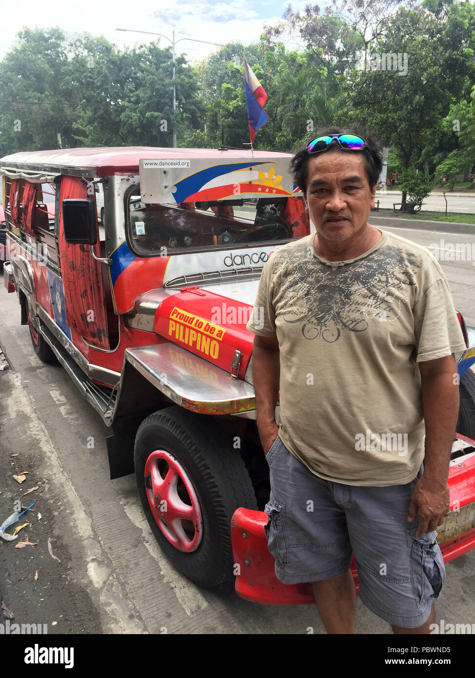 Manila, Philippines. 03rd July, 2018. Rogelio Castro stands in front of ...