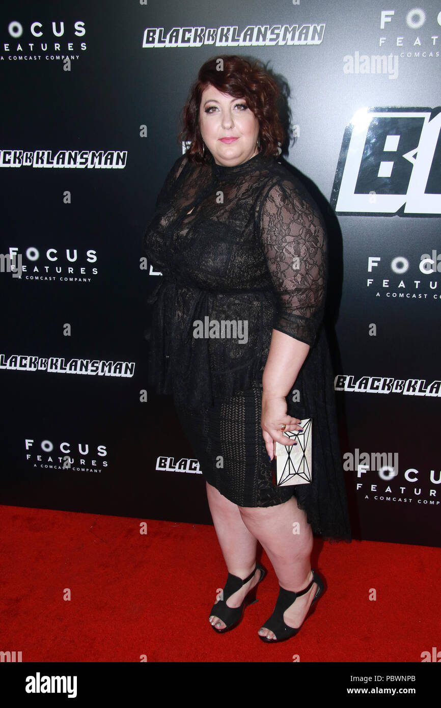 New York, NY, USA. 30th July, 2018. Ashlie Atkinson at "BlacKkKlansman ...