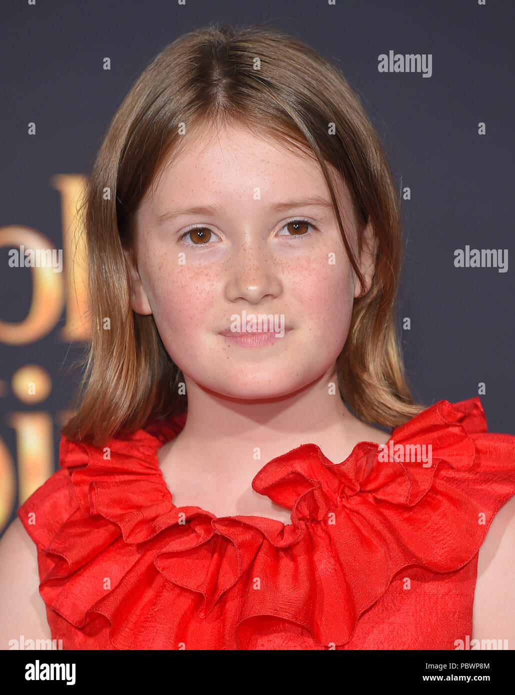 Burbank, California, USA. 30th July, 2018. Bronte Carmichael arrives ...