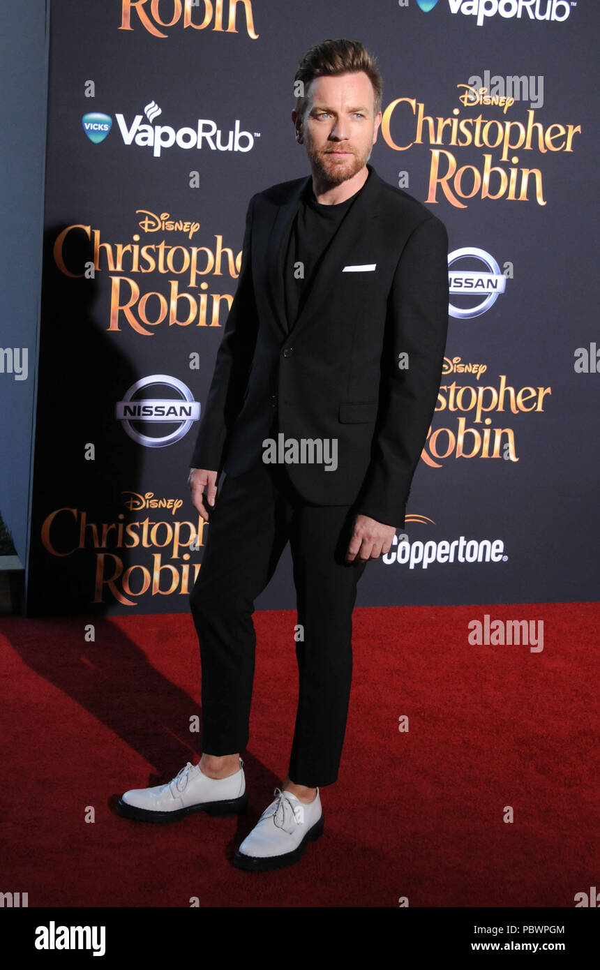 Burbank, California, USA. 30th July 2018. Actor Ewan McGregor attends ...
