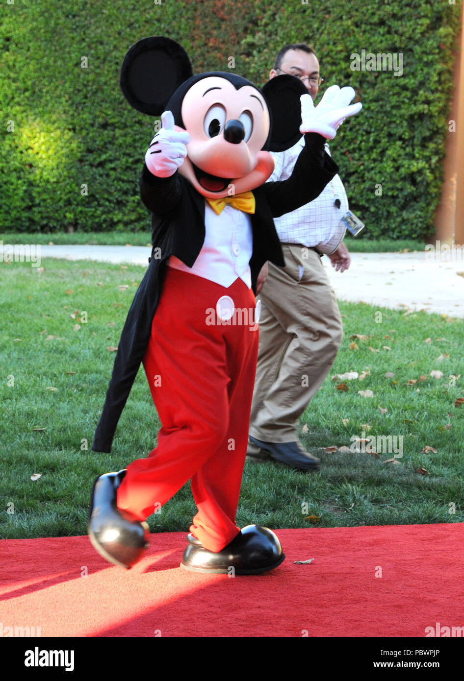 Burbank, California, USA. 30th July 2018. Mickey Mouse attends the ...