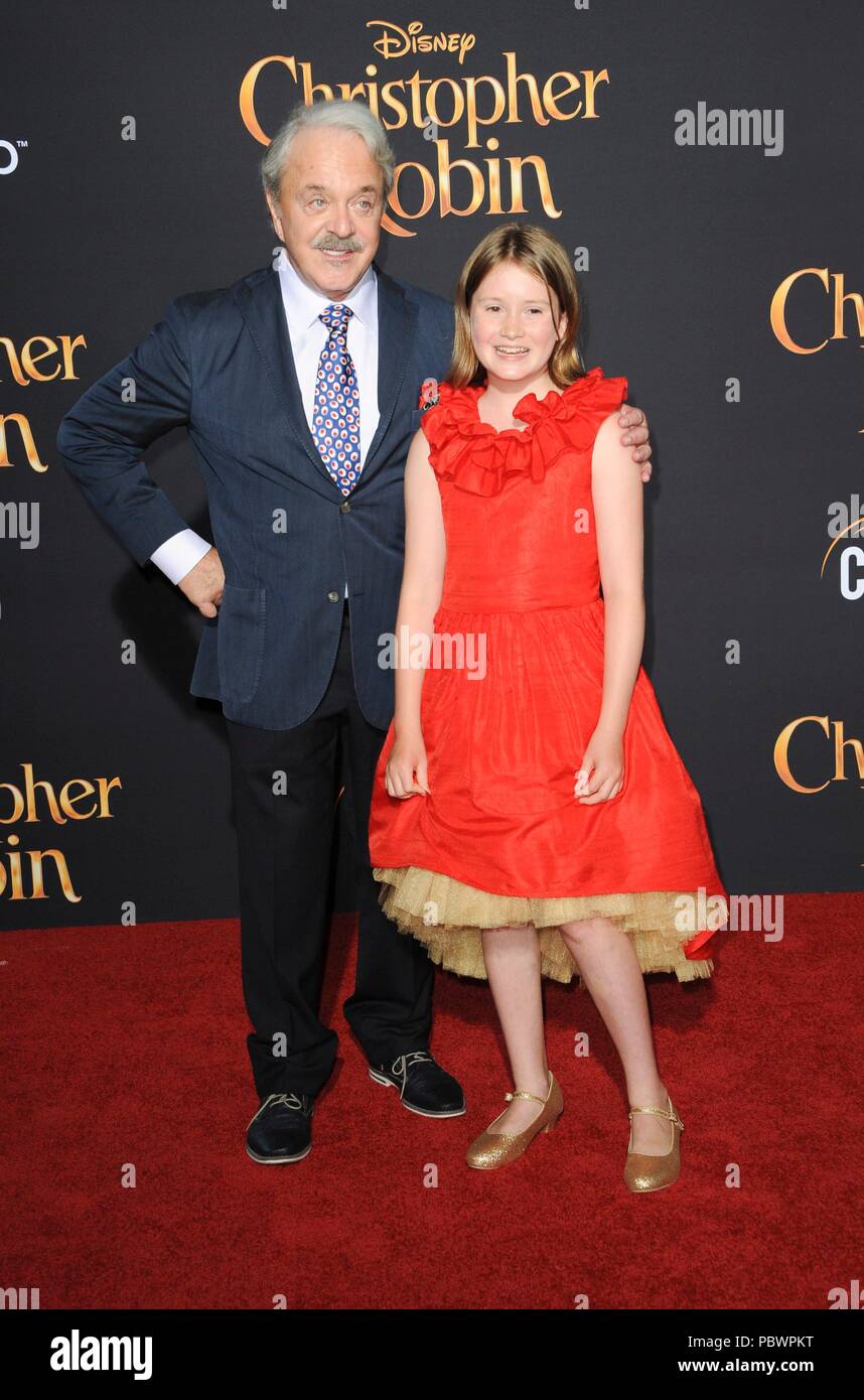 Los Angeles, CA, USA. 30th July, 2018. Jim Cummings, Bronte Carmichael ...