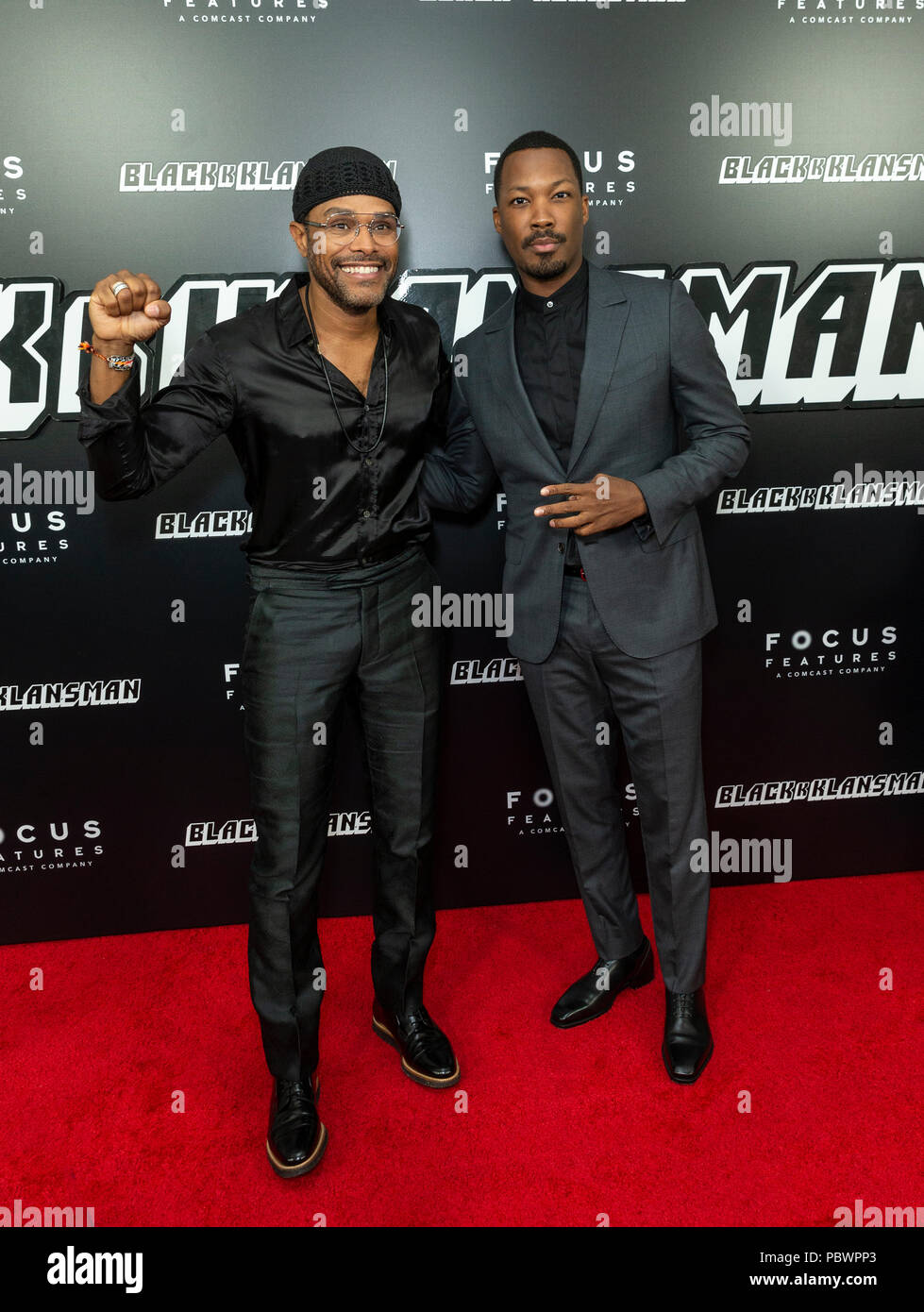 New York, USA. July 30, 2018: Maxwell, Corey Hawkins attend ...