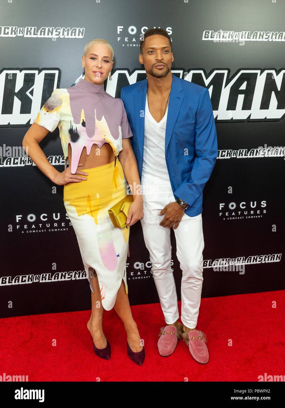 New York, USA. July 30, 2018: Kennedy Yanko and Cleo Anthony attend ...