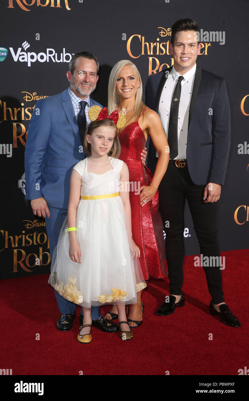Burbank, California, USA. 30th July, 2018. Geoff Zanelli, Family, at ...