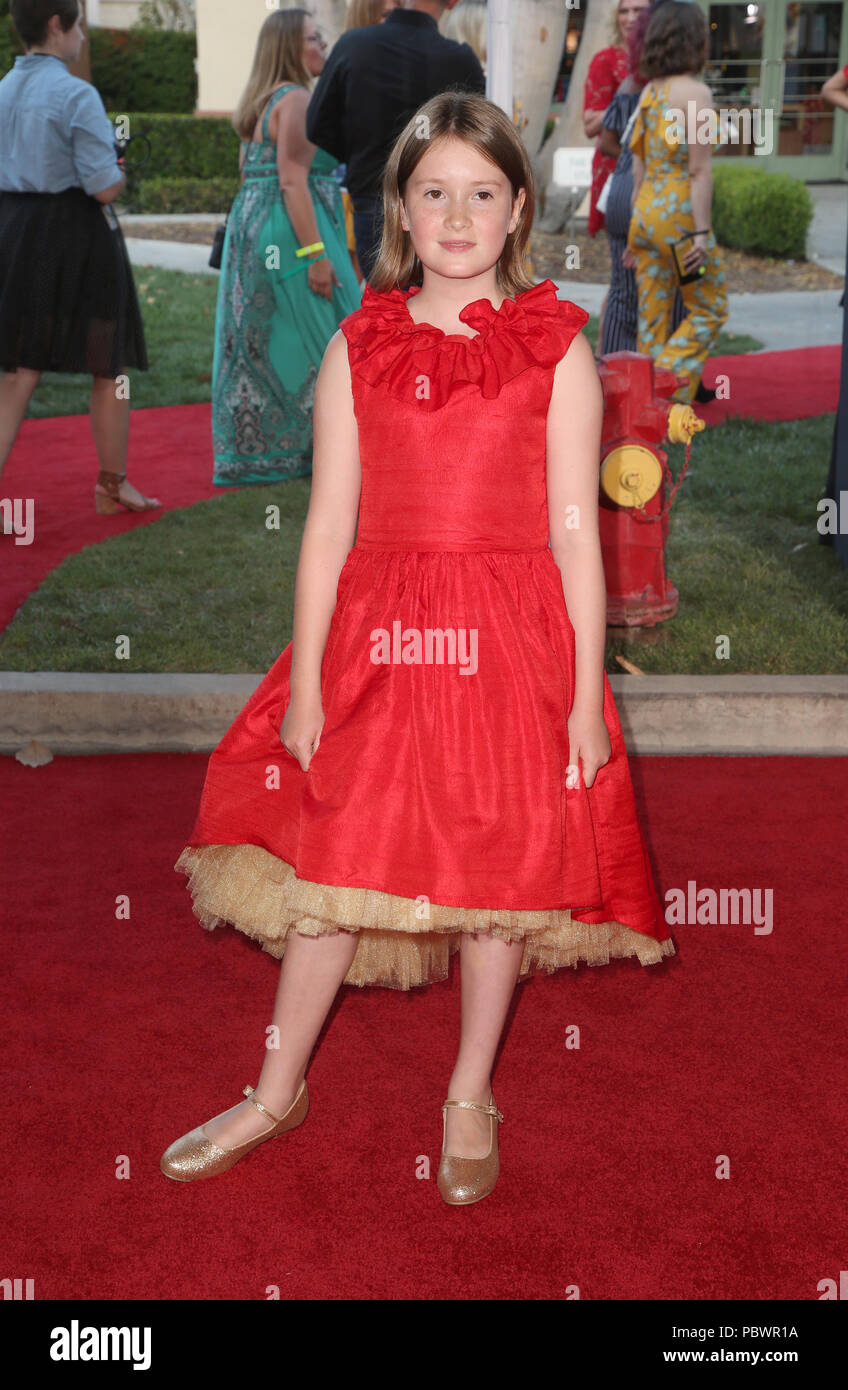 Burbank, California, USA. 30th July, 2018. Bronte Carmichael, at ...