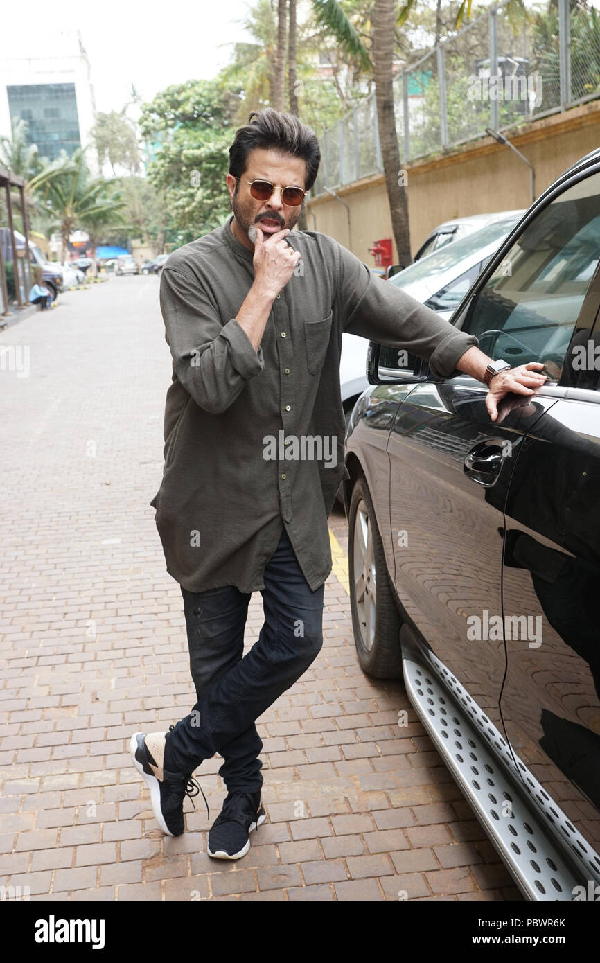 Mumbai, India. 30th July 2018: Anil Kapoor and Rajkumar Rao spotted at ...