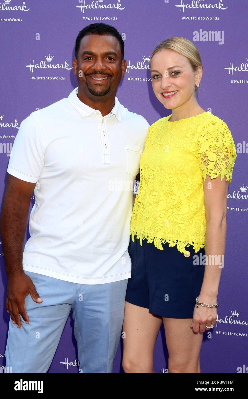 Angela Unkrich And Alfonso Ribeiro High Resolution Stock Photography ...