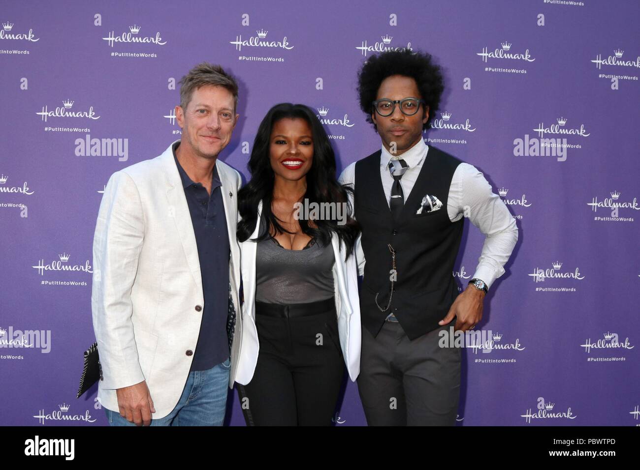 Los Angeles, CA, USA. 30th July, 2018. Kevin Rahm, Keesha Sharp ...