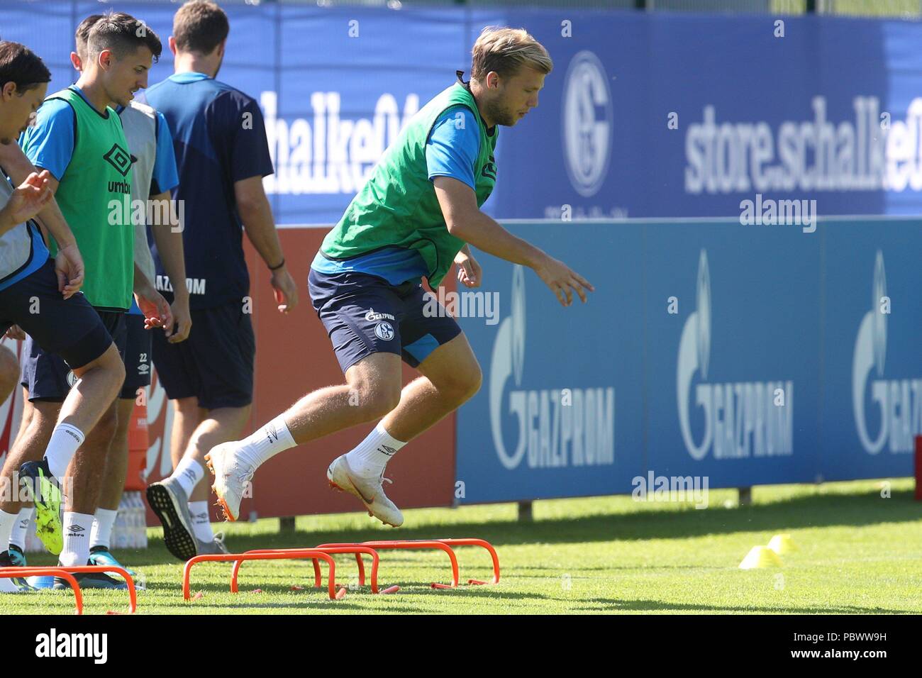 31.07.2018, Austria, Mittersil: Football, Bundesliga, training of FC ...