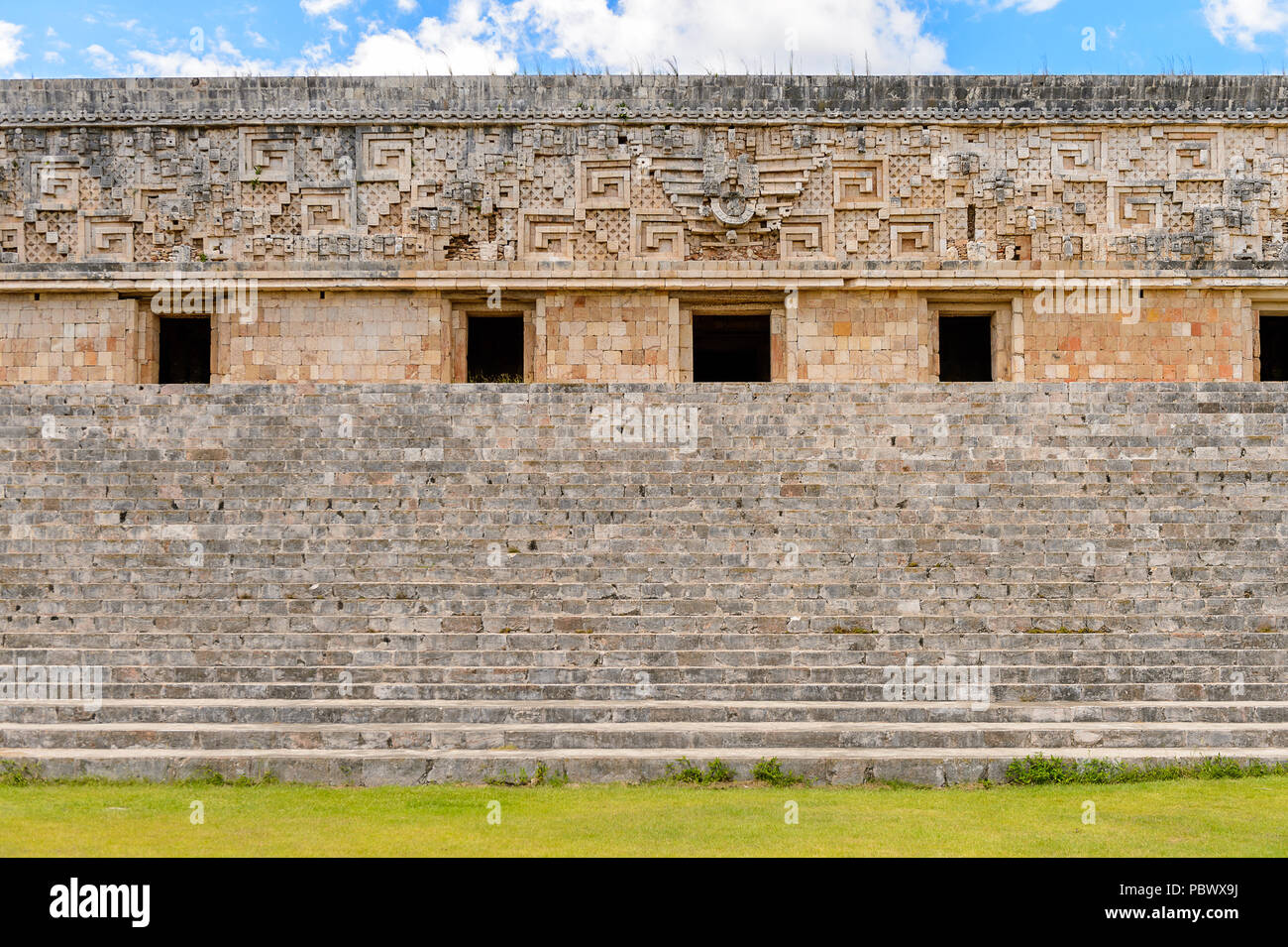 Governor's Palace, Uxmal, an ancient Maya city of the classical period ...