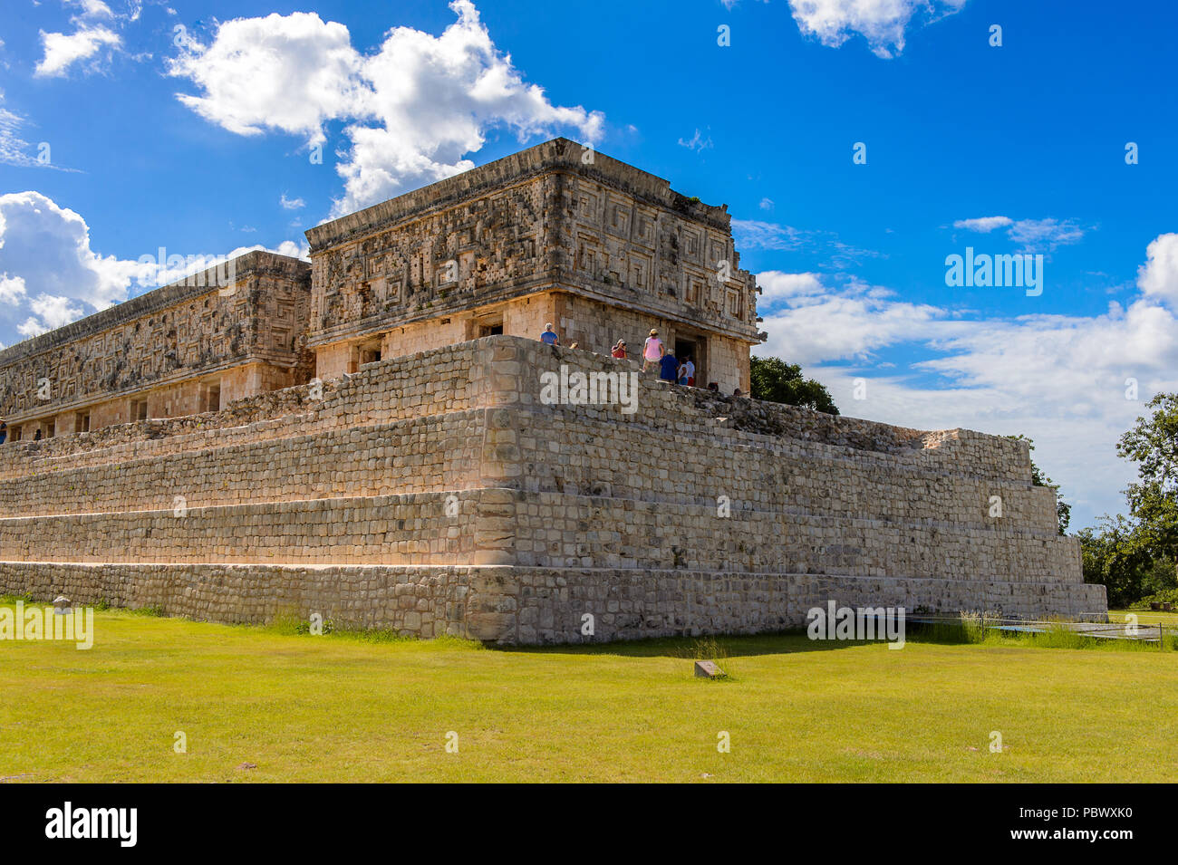 Governor's Palace, Uxmal, an ancient Maya city of the classical period ...